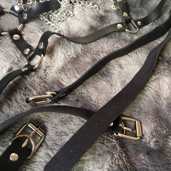 Dolls Kill | Accessories | Damsel Chain Fringe Harness Top | Poshmark
